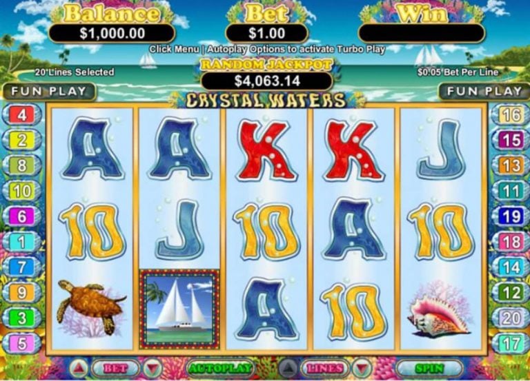 Crystal Waters Slot (RTG) Online Crystal Waters slots with free Bonus
